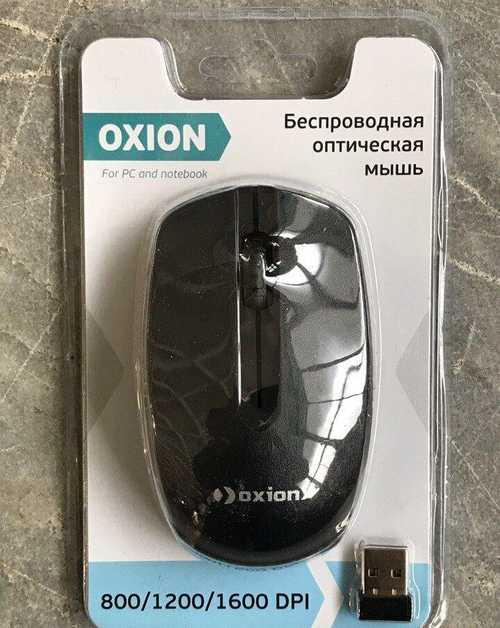 Мышь беспроводная Oxion черная