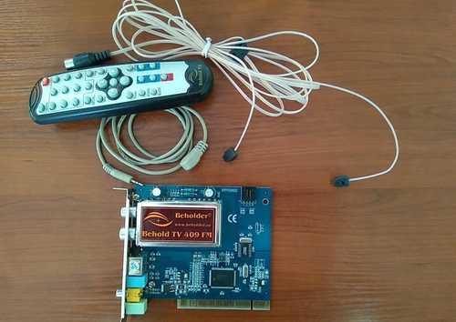 Тв и FM тюнер, PCI, Beholder 409