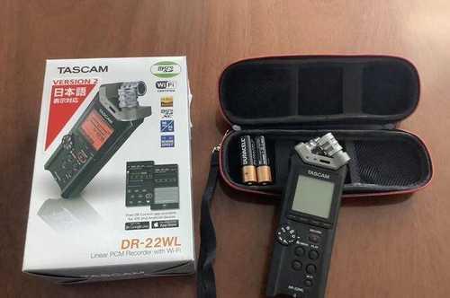 Диктофон Tascam DR-22WL с WiFi и чехол