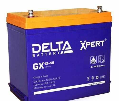 Аккумулятор герметичный Delta GX 12-55