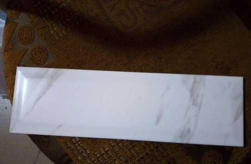 Керамическая плитка 8,5х28,5 Дорато белый гран мат