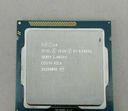 Процессор Xeon E3-1245V2 (полный аналог i7 3770)