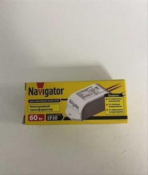 Электронный трансформатор 220/12В 60 Вт navigator