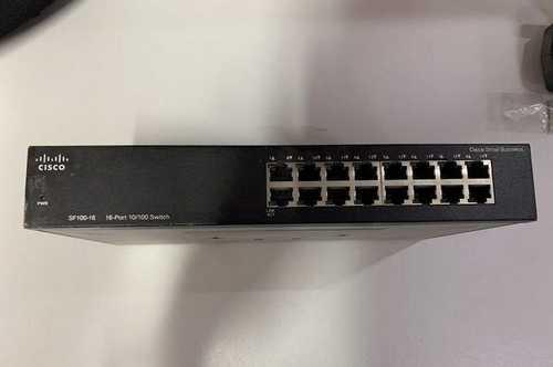 Коммутатор Cisco SF100-16