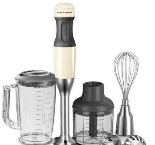 Новый блендер погружной KitchenAid (кремовый)