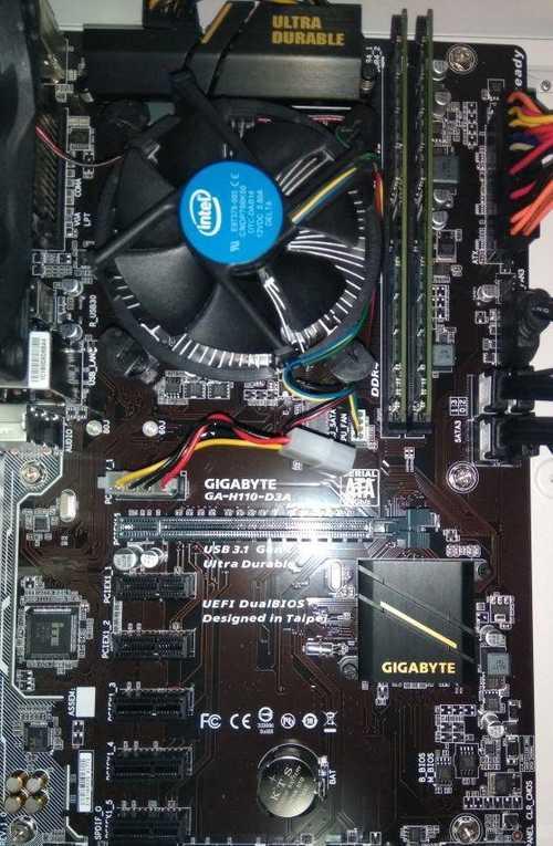 Материнская плата gigabyte GA-H110-D3A