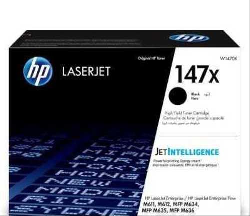 Картридж W1470X 147X для HP LaserJet Enterprise M6