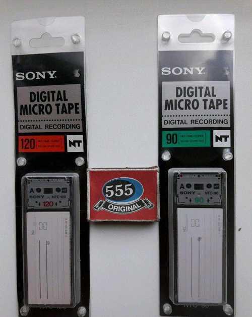 Аудиокассеты Sony digital micro tape