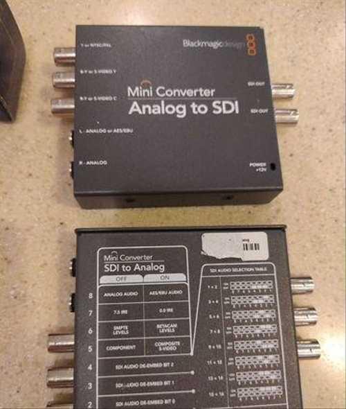 Blackmagic SDI to Analog mini converter