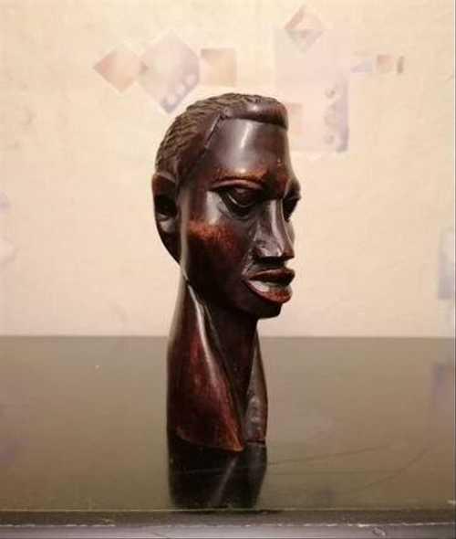 Статуэтка-бюст из эбенового дерева (Африка)