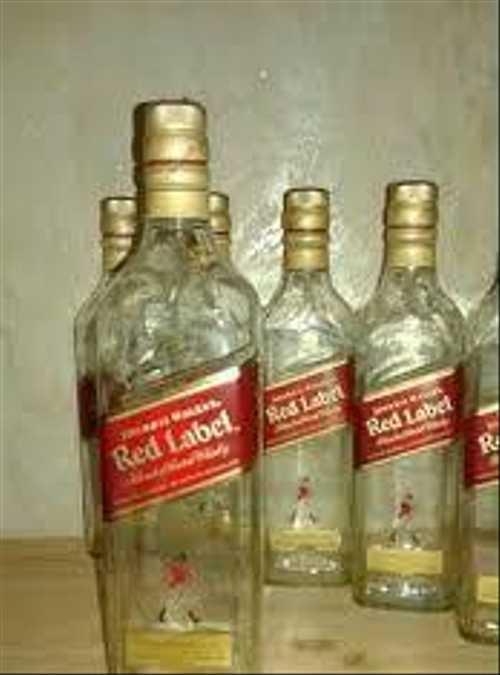 Бутылка red label
