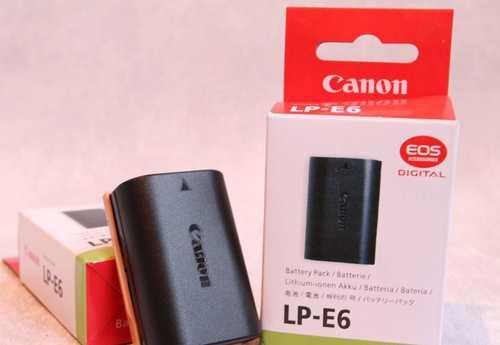 Аккумуляторы Canon LP-E6; LP-E8;LP-E5;Canon NB-2LH