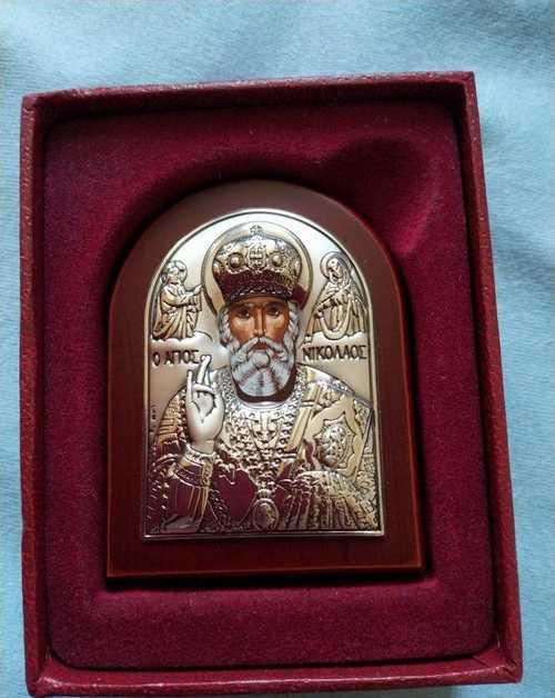 Серебряная икона