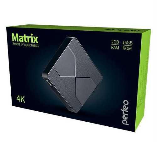 Perfeo smart TV BOX приставка «Matrix» Android 9.0