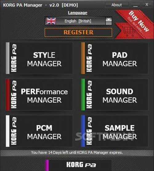 Korg pa manager v4