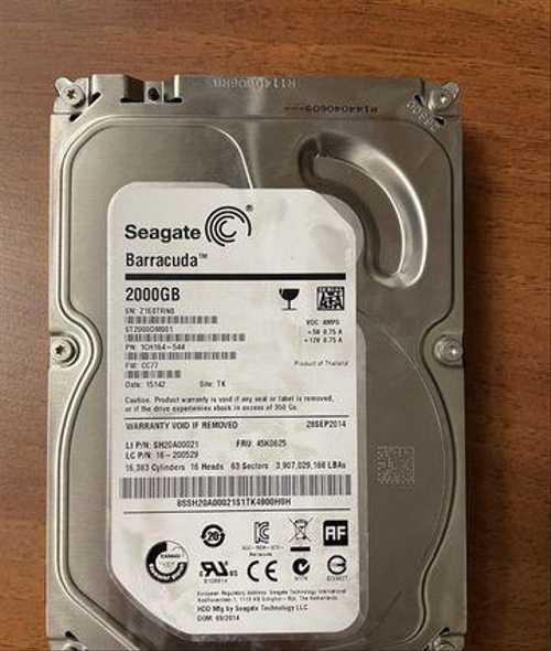 Жесткий диск Seagate 2000 GB (2 TB)