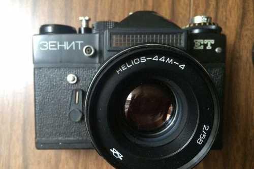 Фотоаппарат Зенит ет + объектив Helios 44м-4