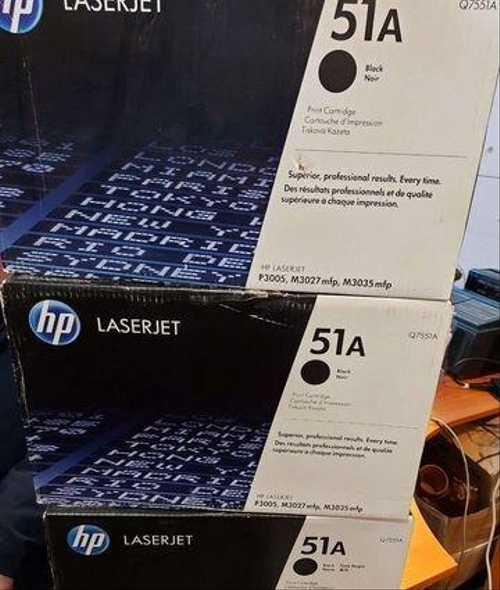 Картридж оригинальный HP Q7551A новый