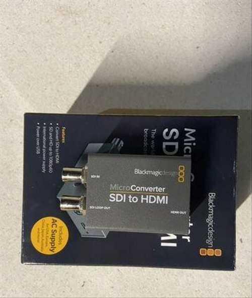 Blackmagic micro converter hdmi to sdi