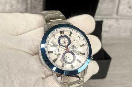Часы мужские Casio (white-blue) все активно
