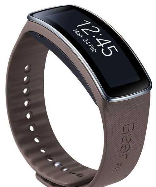 Ремешок SAMSUNG ET-SR350B для Gear Fit (серый)