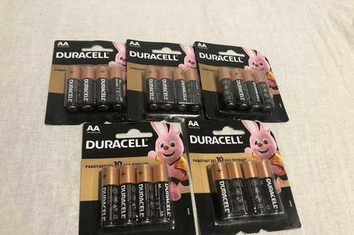 Батарейки duracell AA