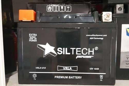 Мото аккумулятор siltech vrla1213 12V13AH п.п. (YT