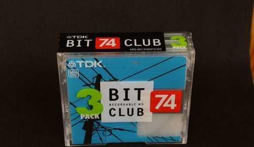 Минидиски Minidisc TDK Bit Club 74 (3 Pack )