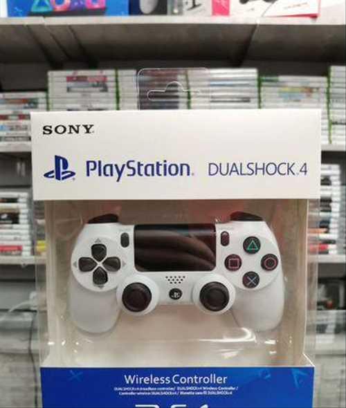 Dualshock4 White New + Наушники Samsung Galaxy