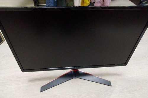 23.8" Игровой монитор LG 24MP59G-P, черный