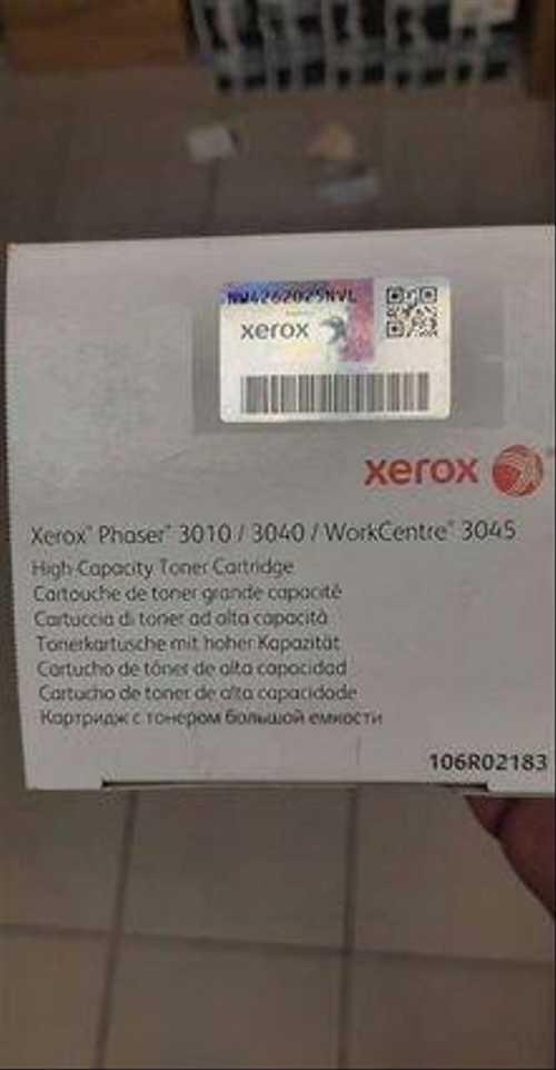 Картридж Xerox 106R02183