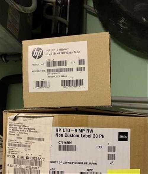 HP LTO 6.5 Ultrium 6.25 TB MP RW Data Type