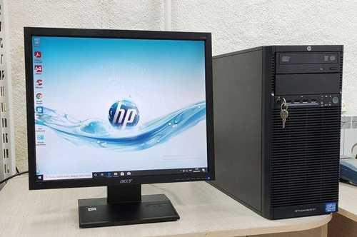 Сервер Hewlett Packard ProLiant ML110 G7 + ЖК 19"