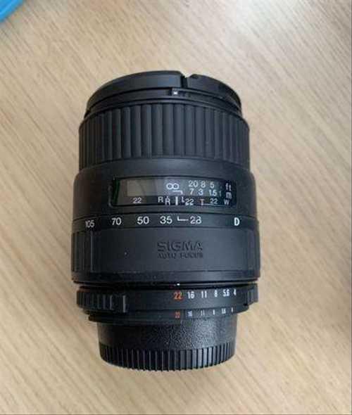 Объектив sigma 28-105 для Nikon
