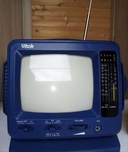Vitek VT-3551, телевизор черно-белый + радио