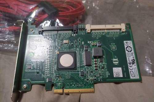 Контроллер sad SATA dell perc 6i/r pci-e lsi