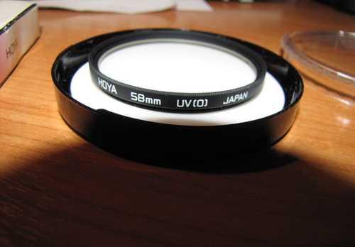 Фотофильтр Hoya UV(0) 58 mm