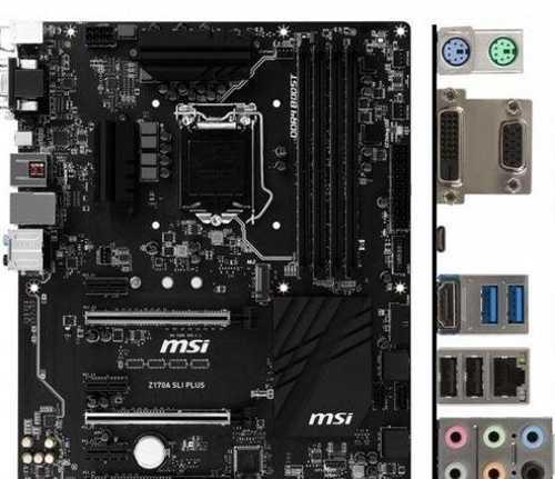 MSI Z170A SLI plus Материнская плата 1151