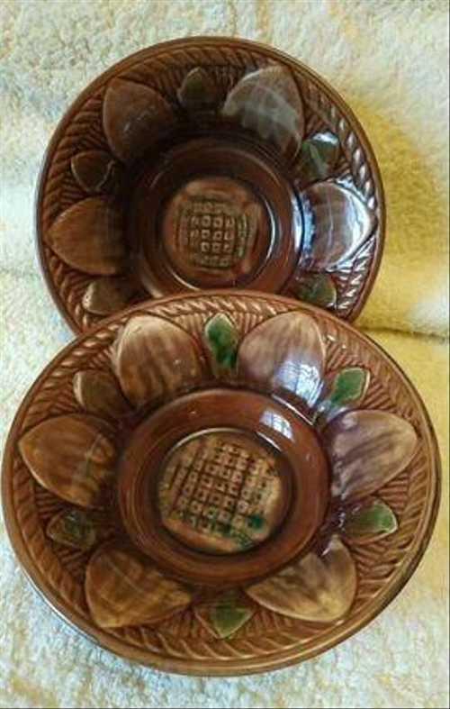 Тарелка-салатник керамика СССР