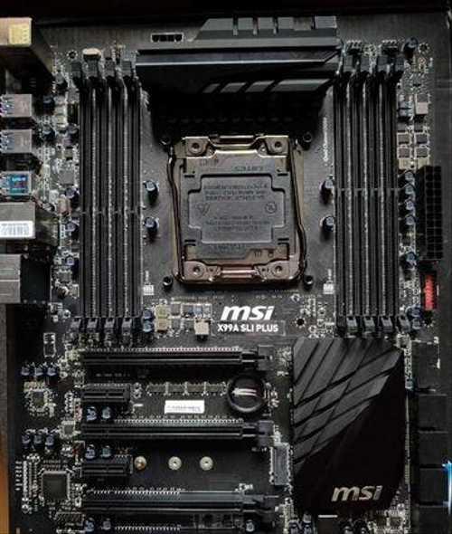 Msi x99a sli plus