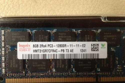 Модуль Hynix 8GB PC12800 DDR3 1600мгц ECC REG