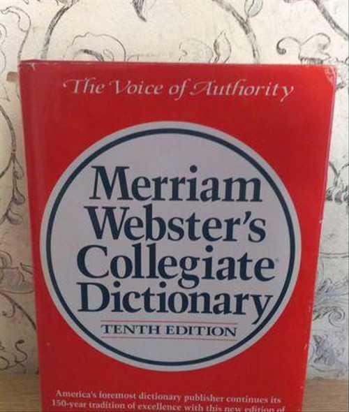 Merriam sters Collegiate Dictionary Festima.Ru частные объявления
