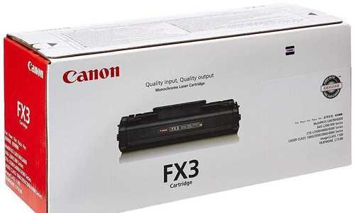 Картридж Canon FX3 оригинальный новый