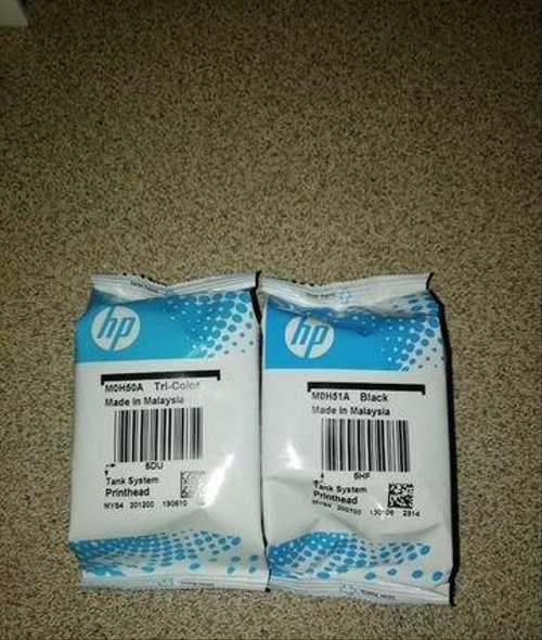 Комплект печатающих головок HP M0H50A+M0H51A