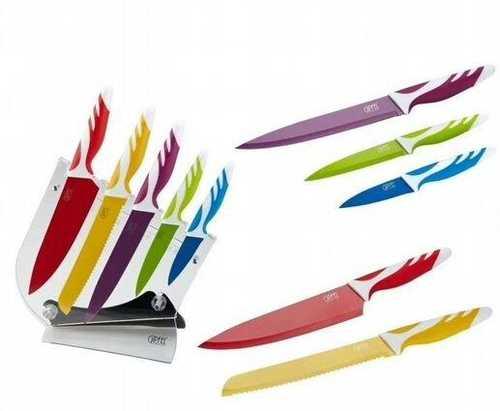 Набор кухонных ножей Gipfel Rainbow 6757