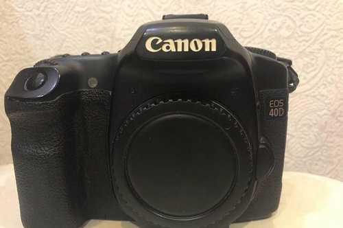 Фотоаппарат canon EOS 40D