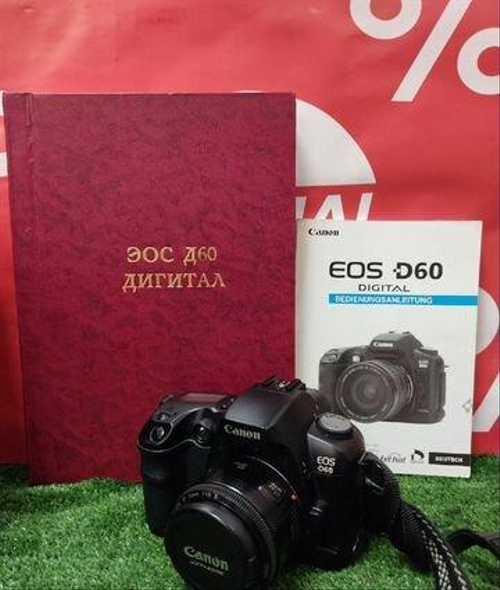 Фотоаппарат Canon EOS D60 + 50мм