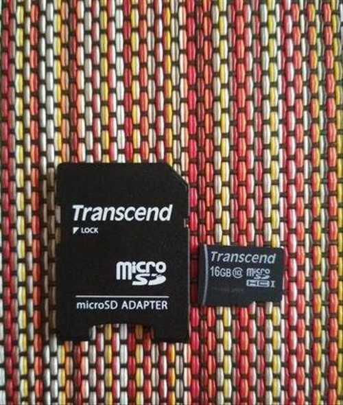 Карта памяти Transcend microsd 16 gb Class 10 и др