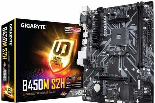 Gigabyte B450M S2H socket AM4 - нерабочая