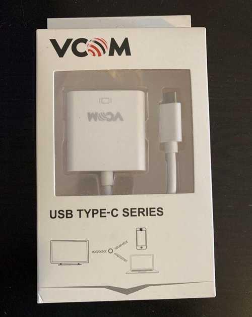 Адаптер USB Type-C - VGA vcom